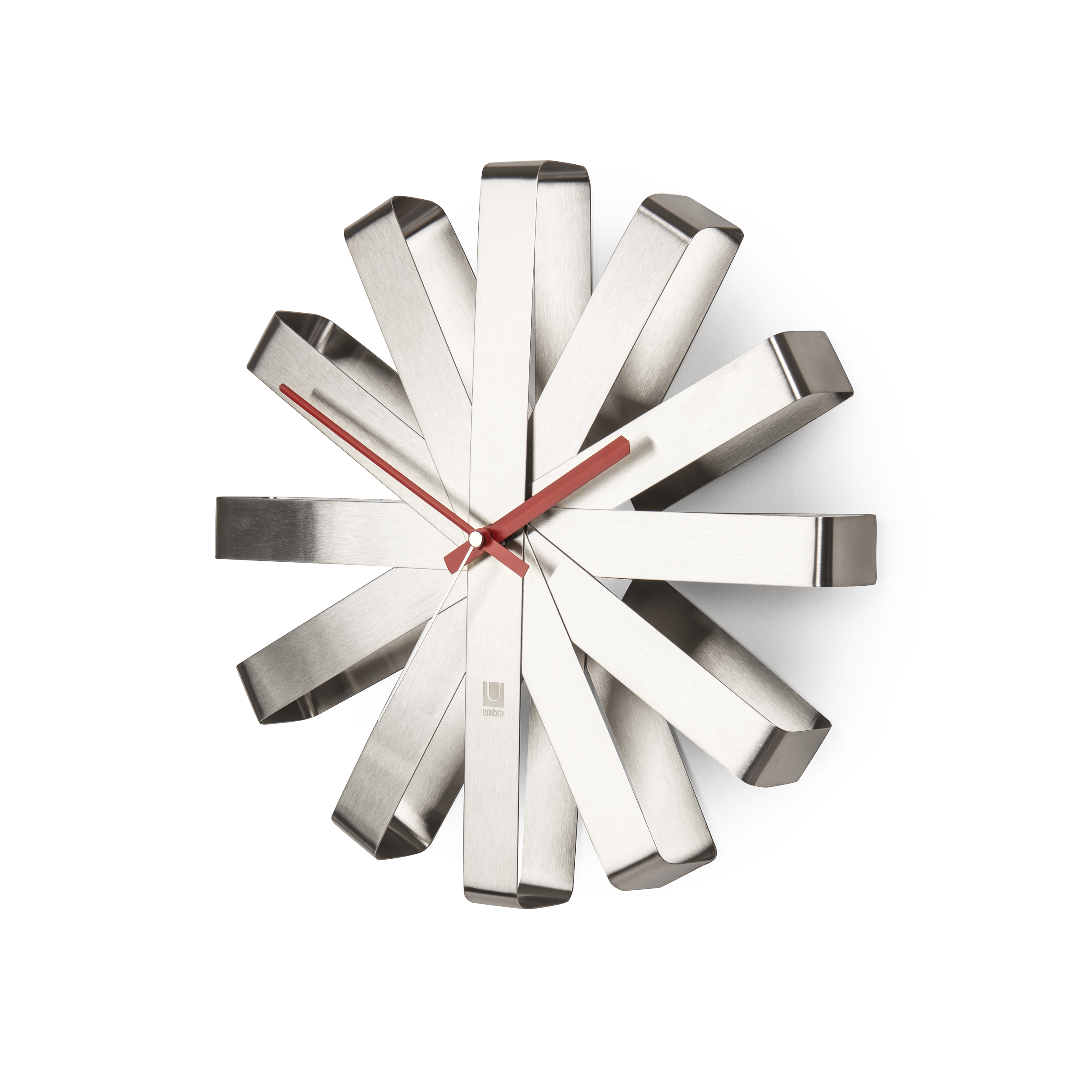 Wanduhr "Ribbon" D30cm steel - TRaum & Zeit